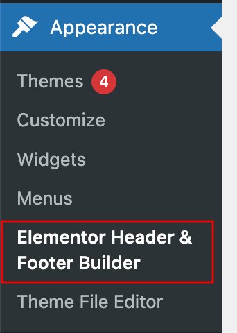 สร้าง Header และ Footer บน Elementor Free ด้วยปลั๊กอิน Elementor Header ...