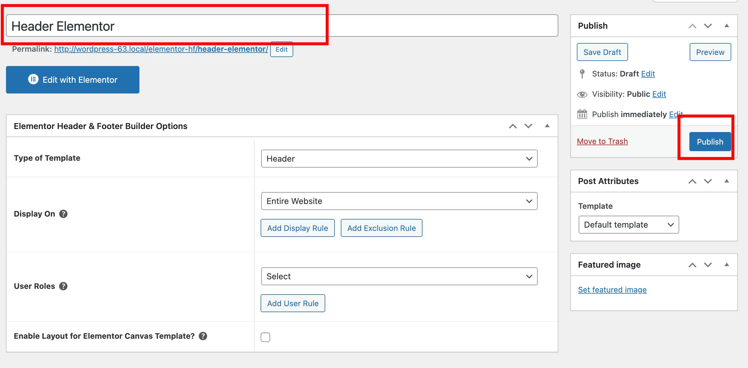 สร้าง Header และ Footer บน Elementor Free ด้วยปลั๊กอิน Elementor Header ...
