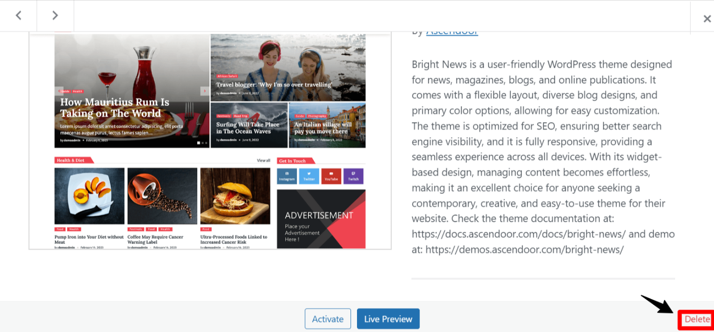 3 วิธีลบ Theme WordPress ออก เพื่อความปลอดภัย - WPThaiuser by Ruk-Com