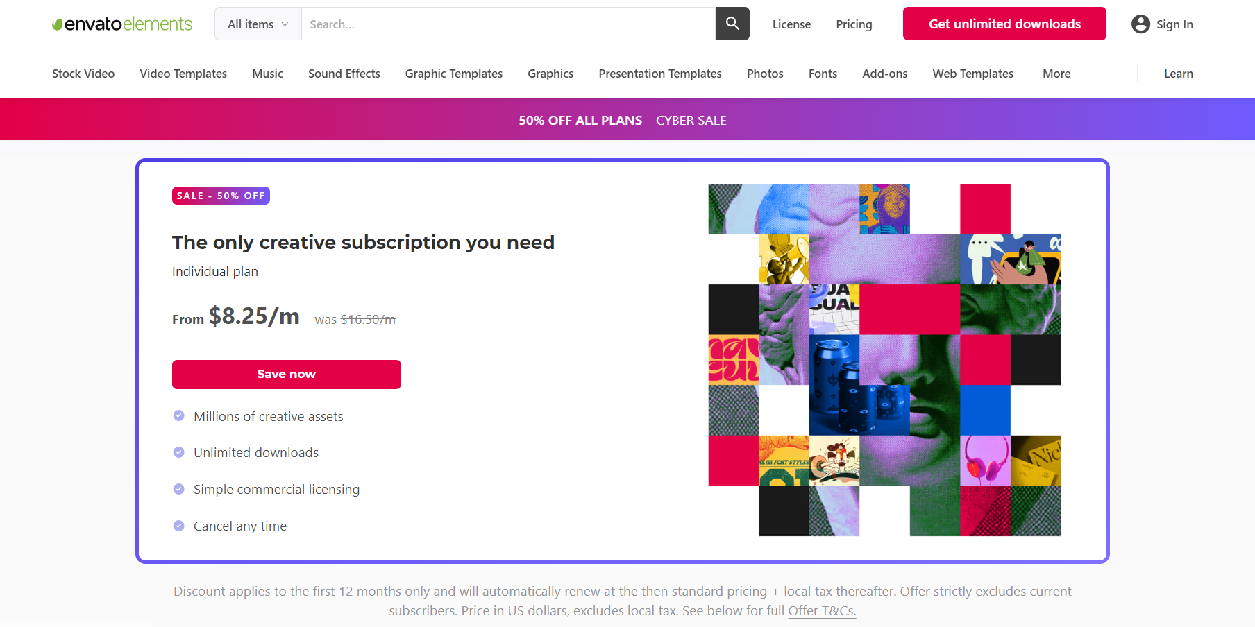 Envato Element ลดราคา 50% ช่วง Black Friday - WPThaiuser by Ruk-Com
