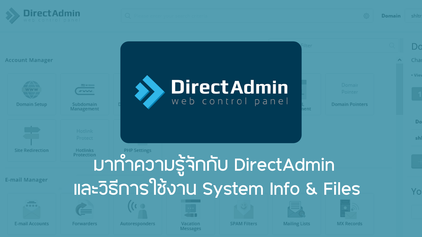 Directadmin - WPThaiuser by Ruk-Com