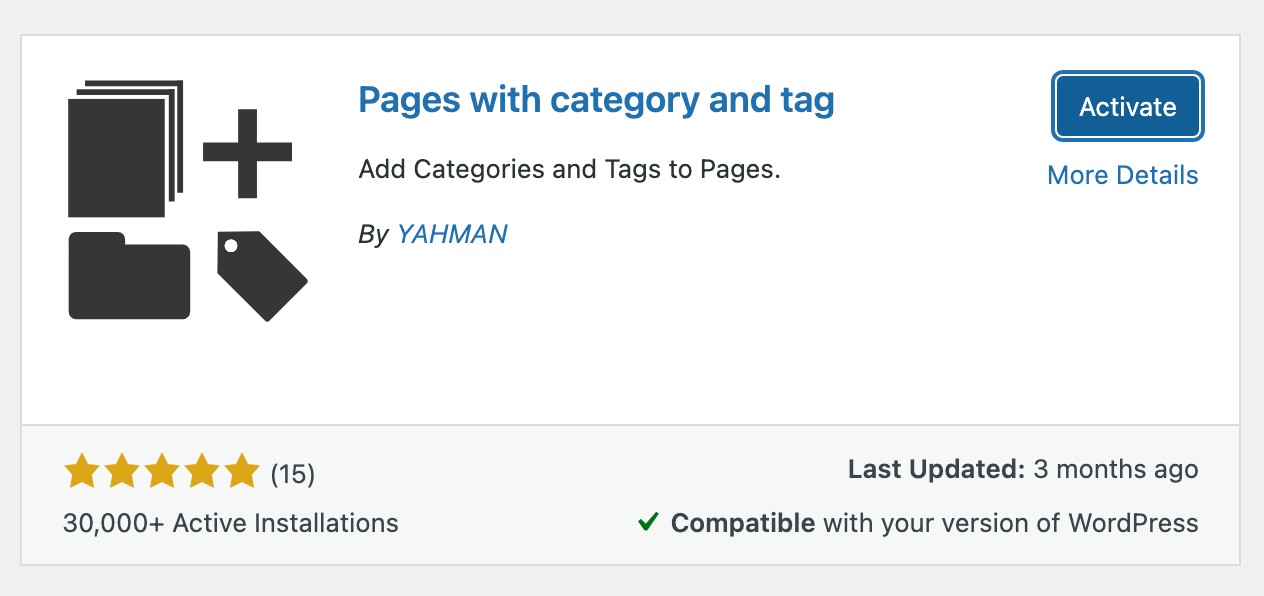 วิธีเพิ่มหมวดหมู่และแท็กใน Pages ของ WordPress - WPThaiuser by Ruk-Com