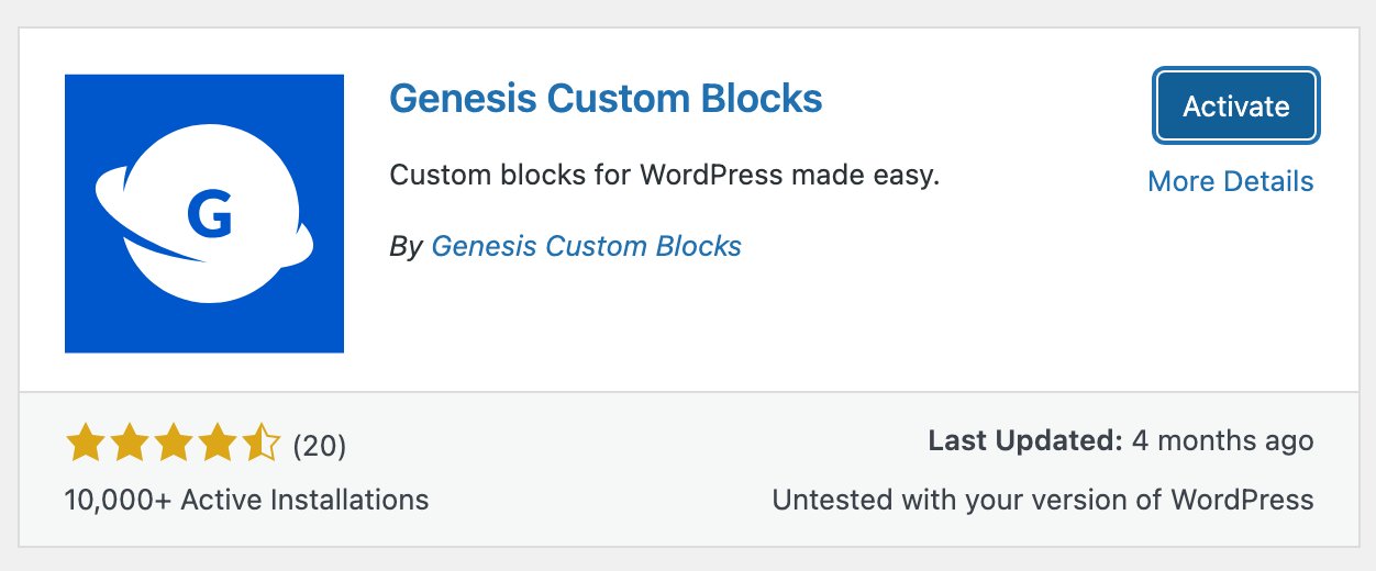 สร้าง Block Gutenberg ใช้เองด้วยปลั๊กอิน Genesis Custom Blocks - WPThaiuser by Ruk-Com