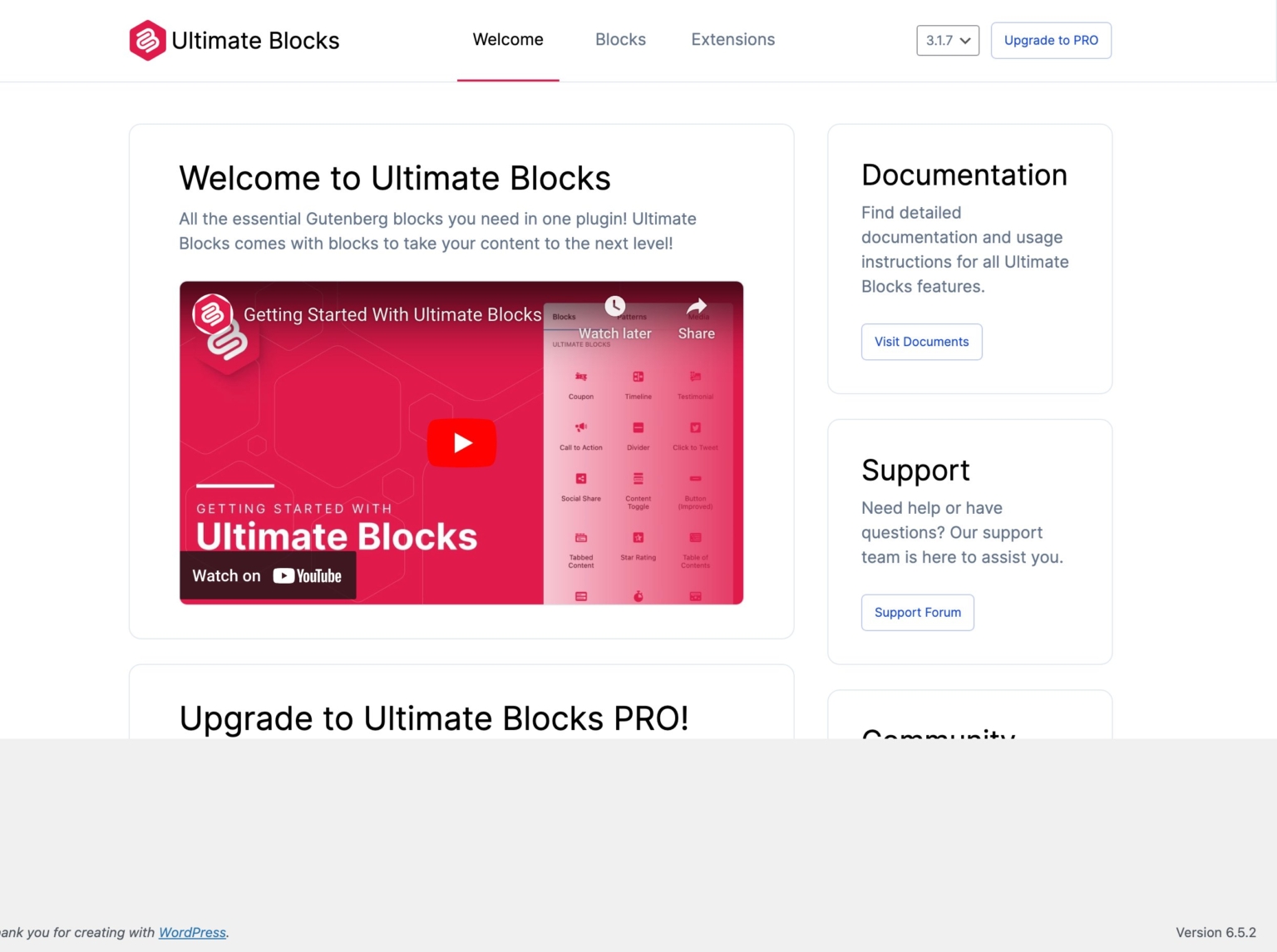 เพิ่มพลังให้กับ WordPress Editor ด้วย Ultimate Blocks - WPThaiuser by Ruk-Com