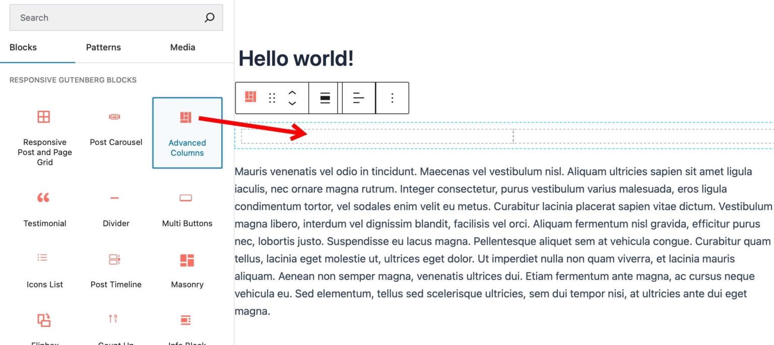 Responsive Blocks ฟรีปลั๊กอิน Gutenberg Blocks - WPThaiuser by Ruk-Com