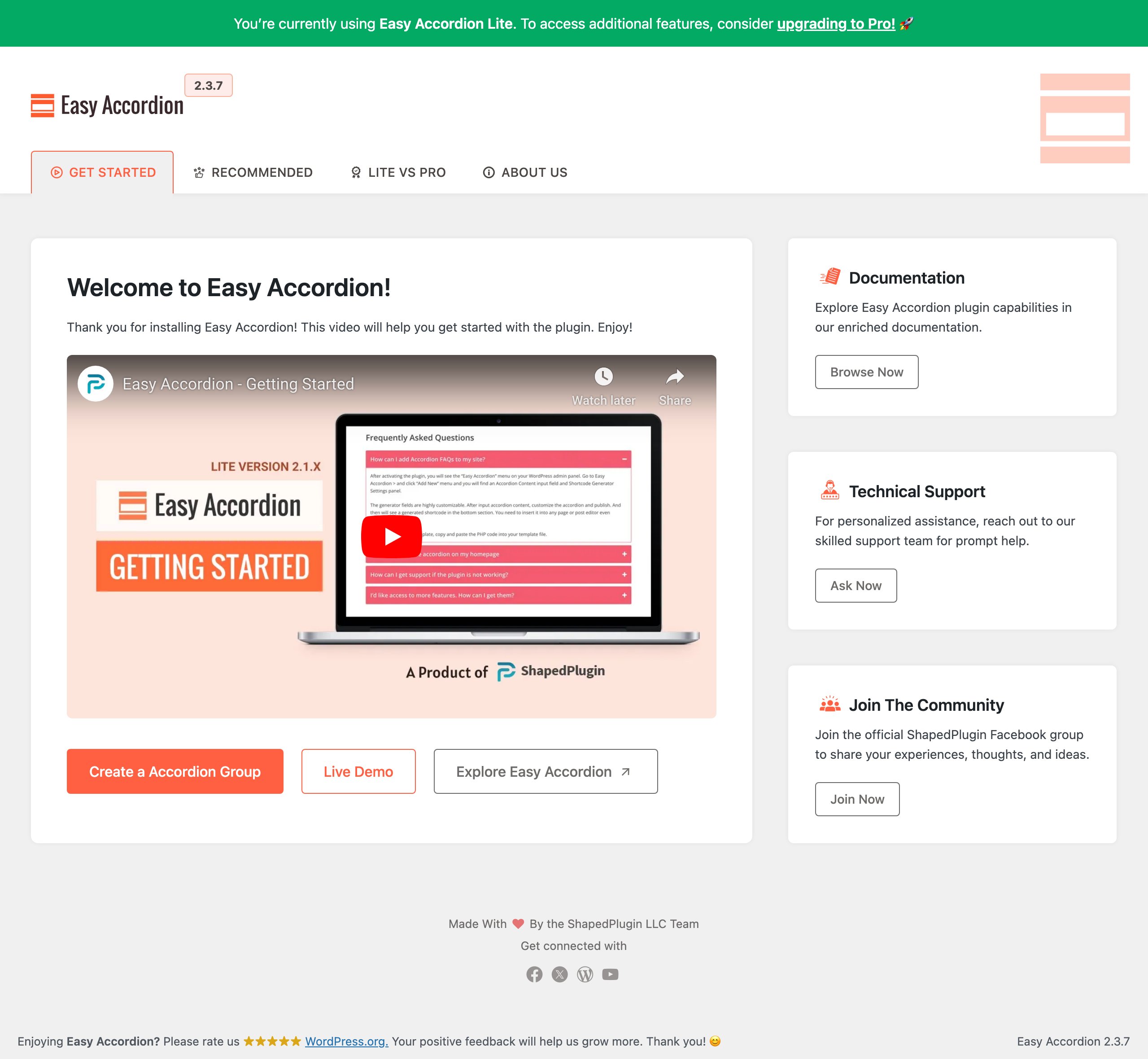 สร้าง FAQ ด้วยปลั๊กอิน Easy Accordion - WPThaiuser by Ruk-Com สร้าง FAQ ด้วยปลั๊กอิน Easy Accordion - WPThaiuser by Ruk-Com
