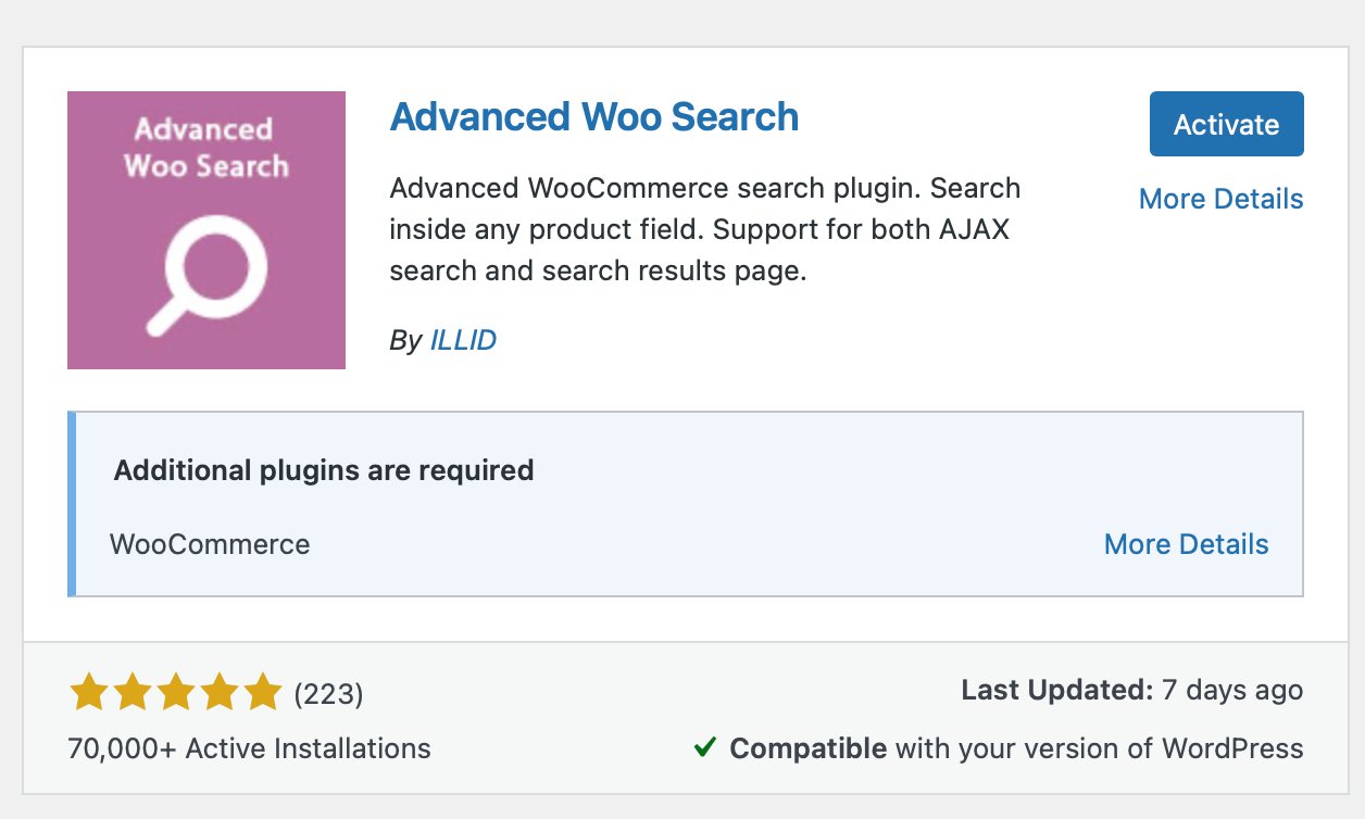 ยกระดับการค้นหาสินค้าด้วยปลั๊กอิน Advanced Woo Search - WPThaiuser by ...