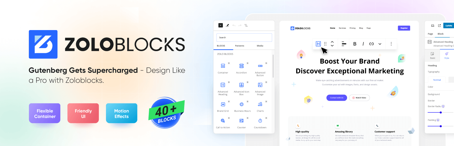 ZoloBlocks Page Builder น้องใหม่สำหรับ Gutenberg - WPThaiuser by Ruk-Com
