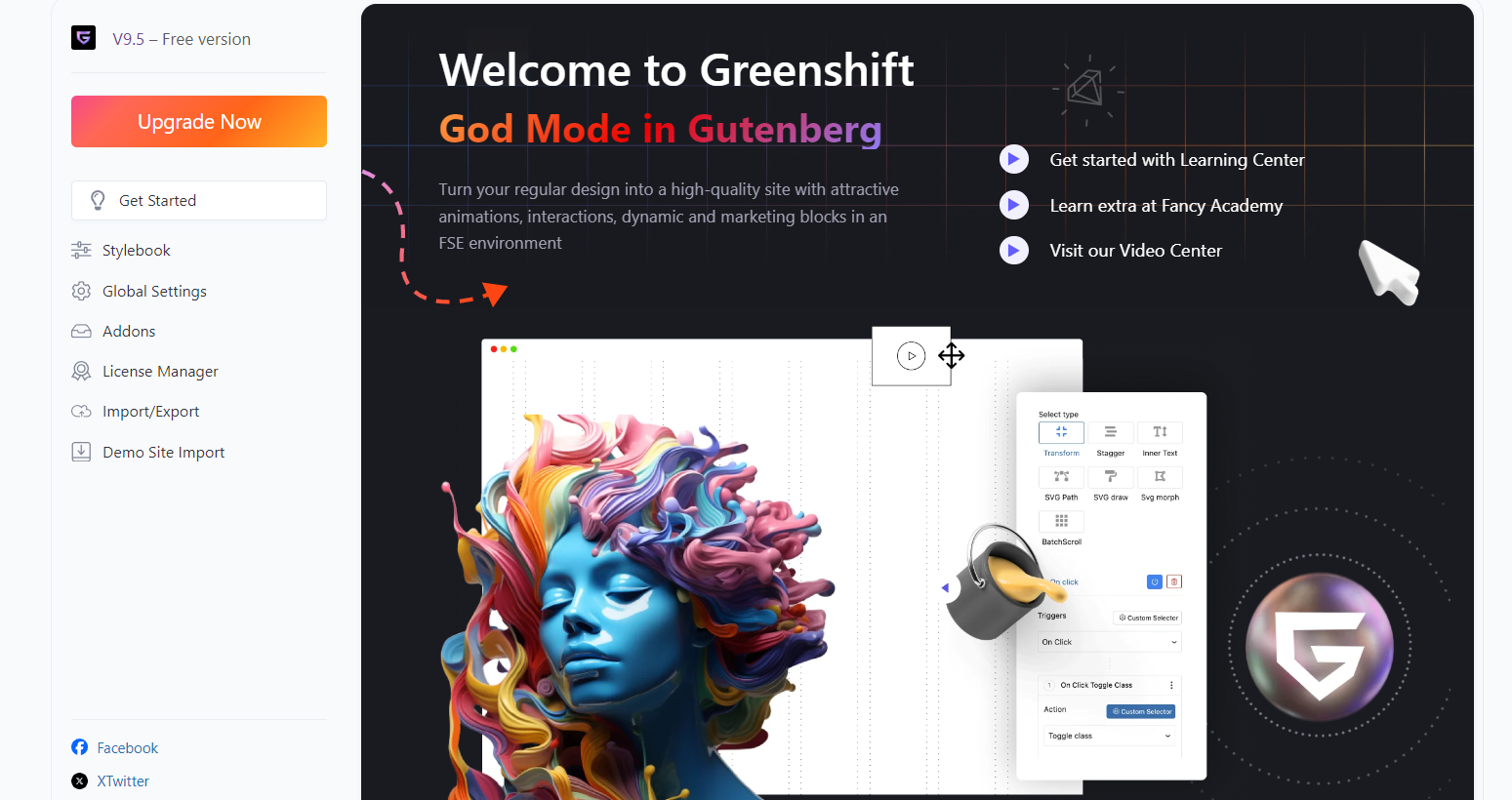 GreenShift เครื่องมือสร้างเว็บไซต์สุดล้ำสาย Gutenberg - WPThaiuser by ...